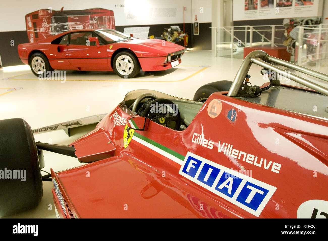 Ferrari Museum (Museo Ferrari) in Maranello, Italy Stock Photo - Alamy