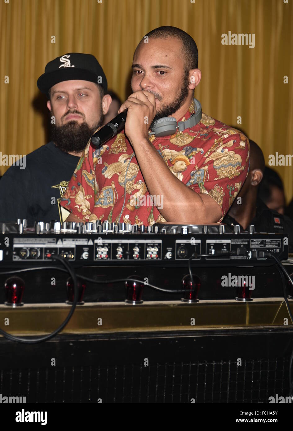 DJ Walshy Fire of Major Lazer and Wiz Khalifa spin at 1 OAK in the ...