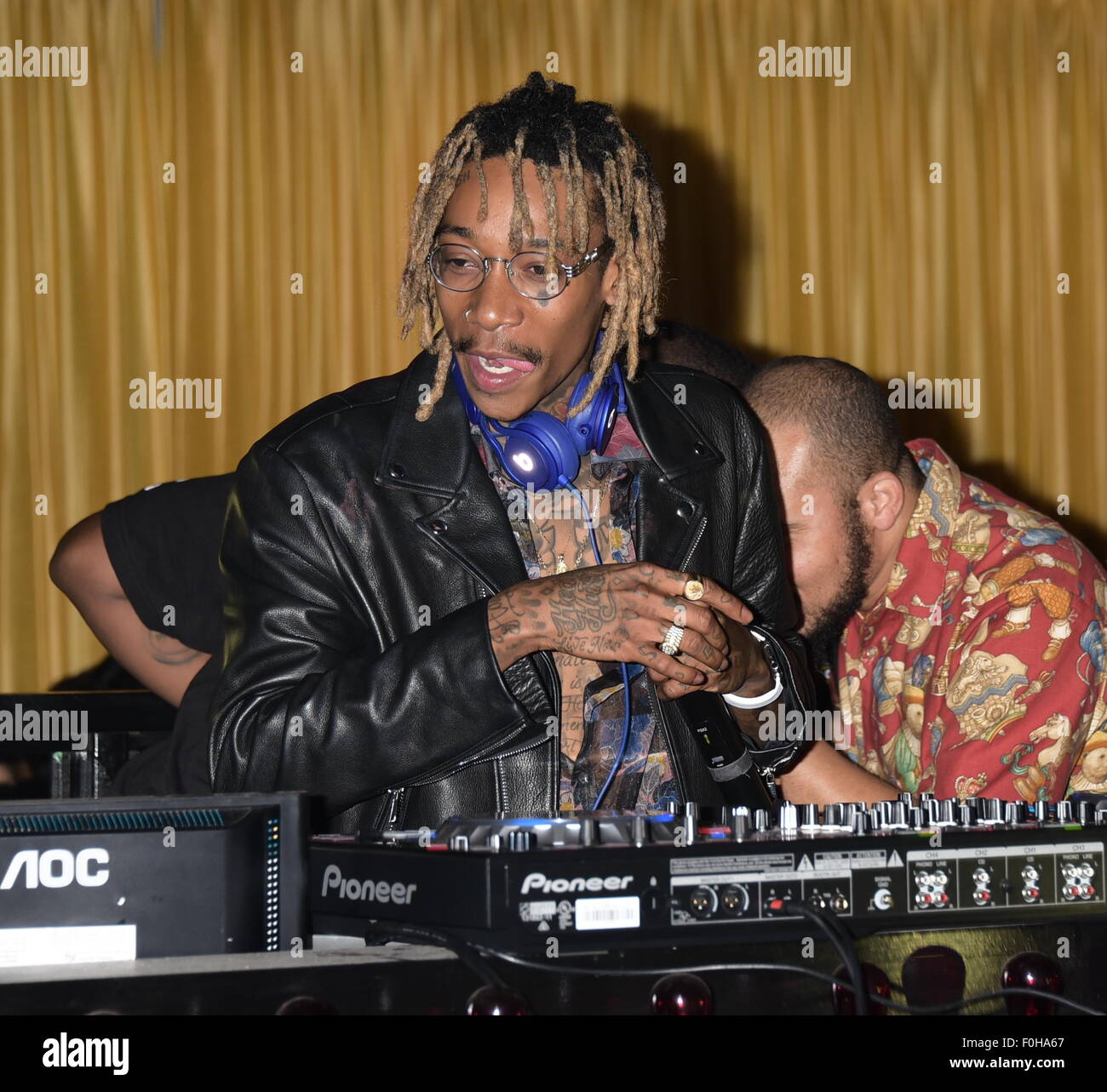 DJ Walshy Fire of Major Lazer and Wiz Khalifa spin at 1 OAK in the ...