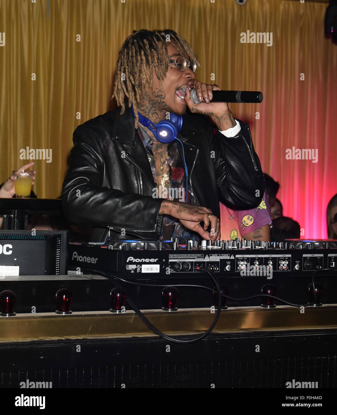 DJ Walshy Fire of Major Lazer and Wiz Khalifa spin at 1 OAK in the ...