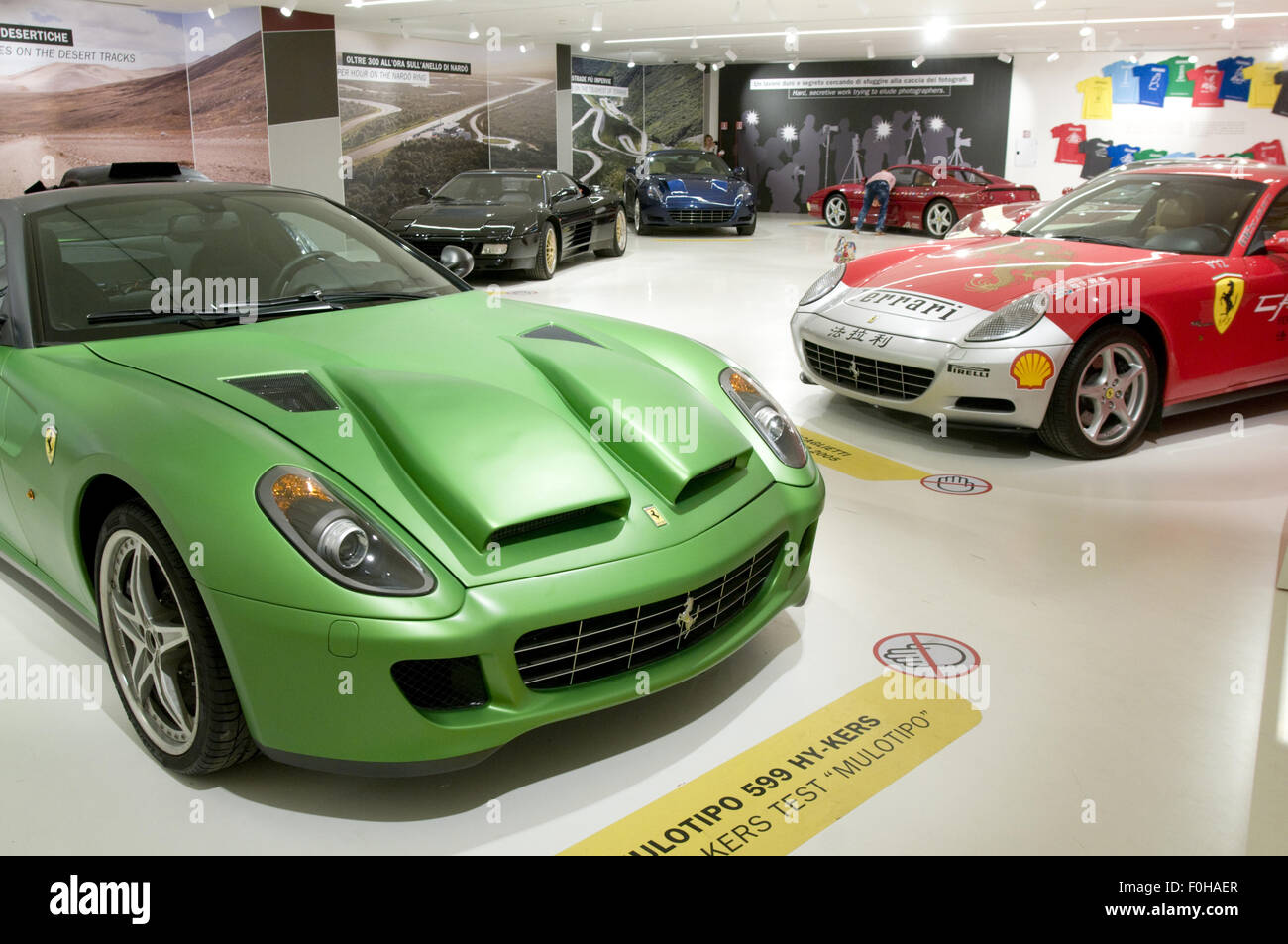 Ferrari Museum (Museo Ferrari) in Maranello, Italy Stock Photo - Alamy