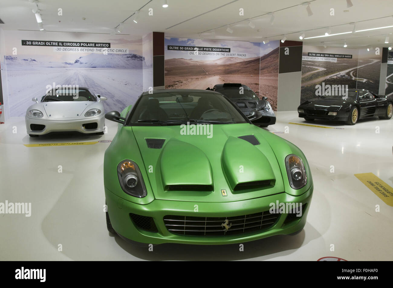 Ferrari Museum (Museo Ferrari) in Maranello, Italy Stock Photo - Alamy