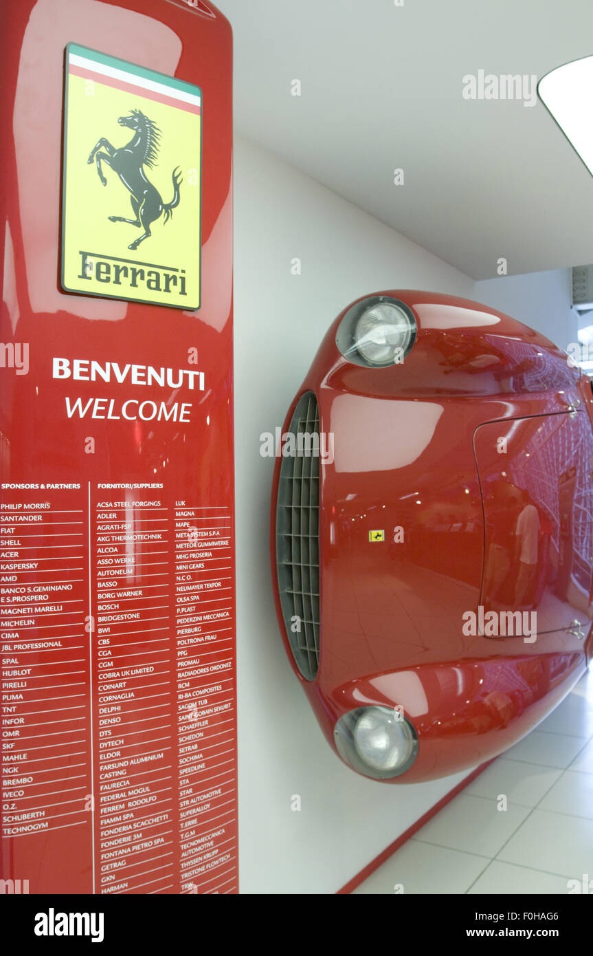 Ferrari Museum (Museo Ferrari) in Maranello, Italy Stock Photo - Alamy
