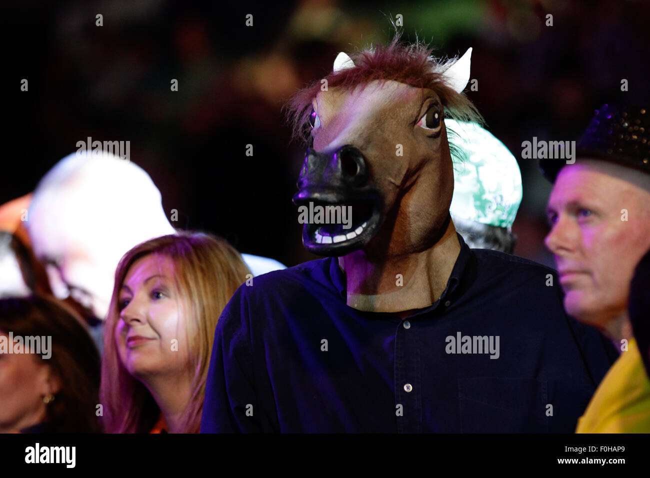 16.08.2015 HBF Stadium Perth, Australia. TabTouch Perth Darts Masters ...