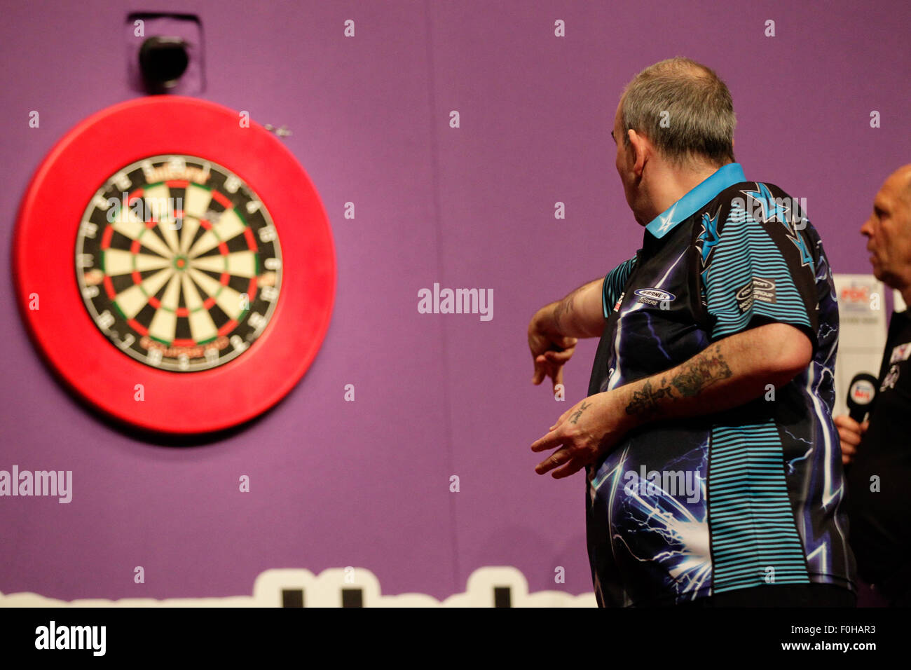 16.08.2015 HBF Stadium Perth, Australia. TabTouch Perth Darts Masters ...