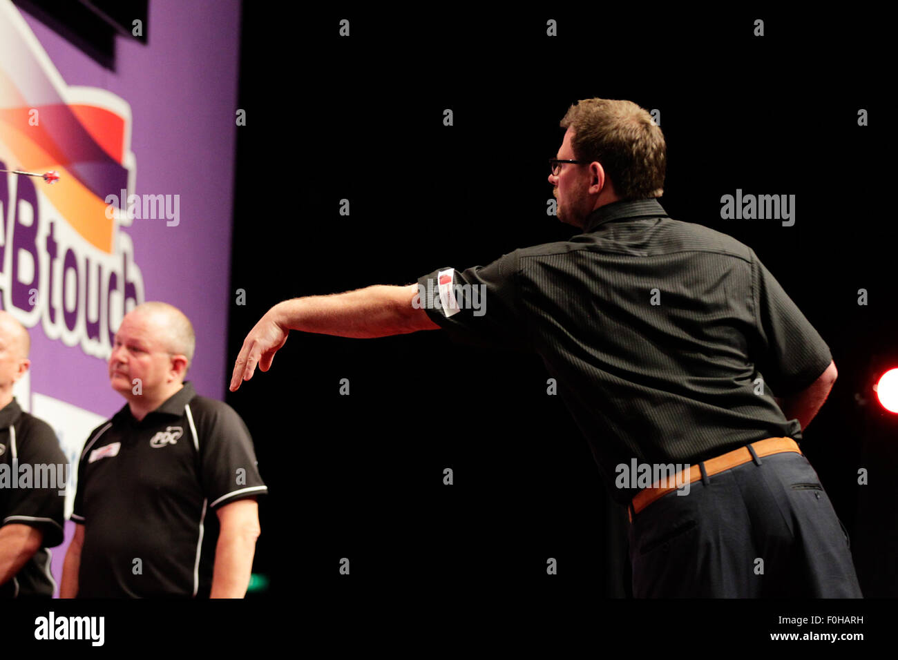 16.08.2015 HBF Stadium Perth, Australia. TabTouch Perth Darts Masters ...