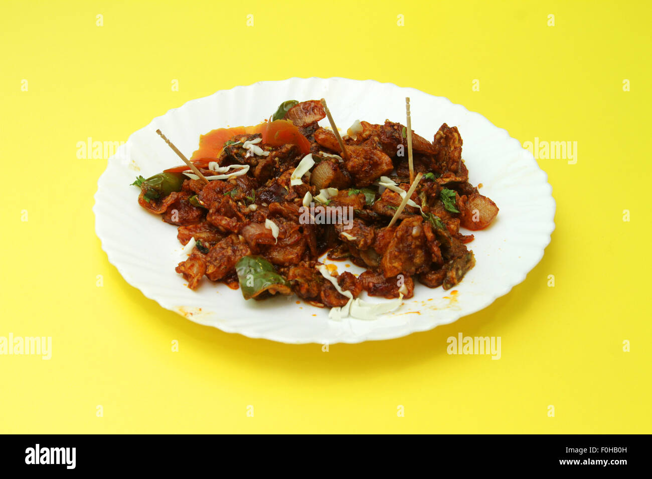 Indian Chicken Dish Stock Photo - Alamy