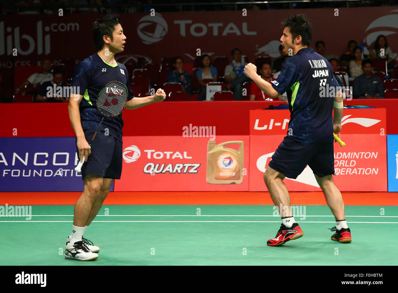 Kenichi Hayakawa & Hiroyuki Endo (JPN), AUGUST 15, 2015 - Badminton ...