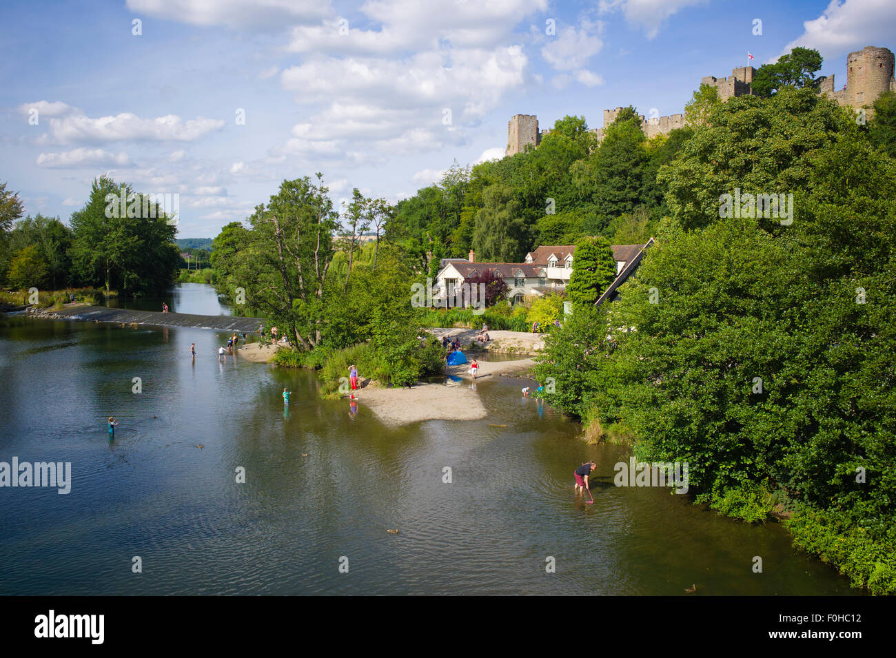 Ludlow dinham weir hi-res stock photography and images - Alamy