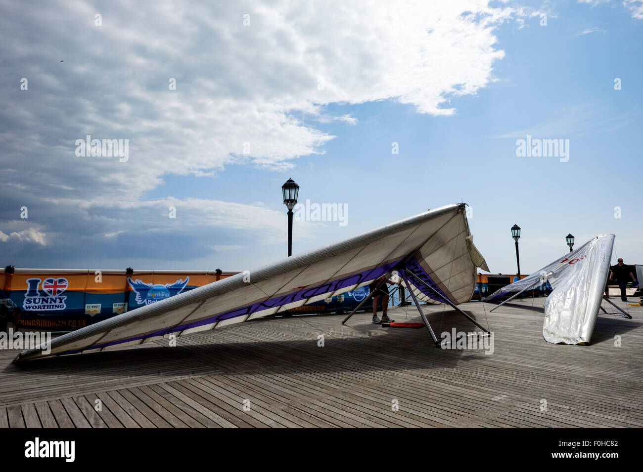 Worthing Birdman 2015 on 16/08/2015 at Worthing Pier, Worthing. With ...
