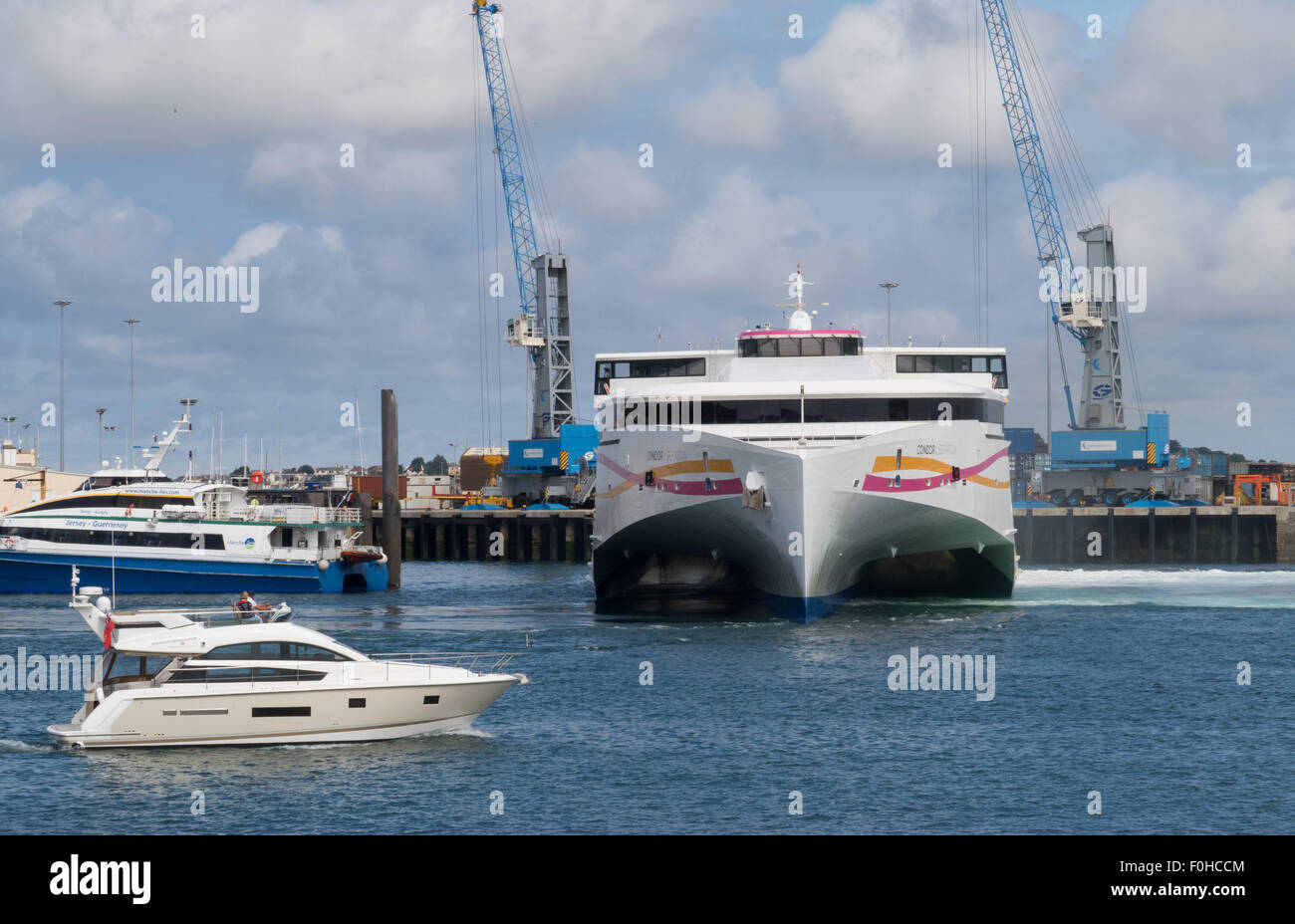 HSC Condor Liberation Ferry is a fast ferry which was built by Austal ...