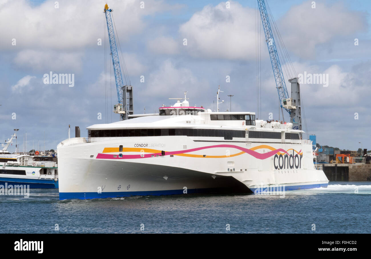 HSC Condor Liberation Ferry is a fast ferry which was built by Austal ...