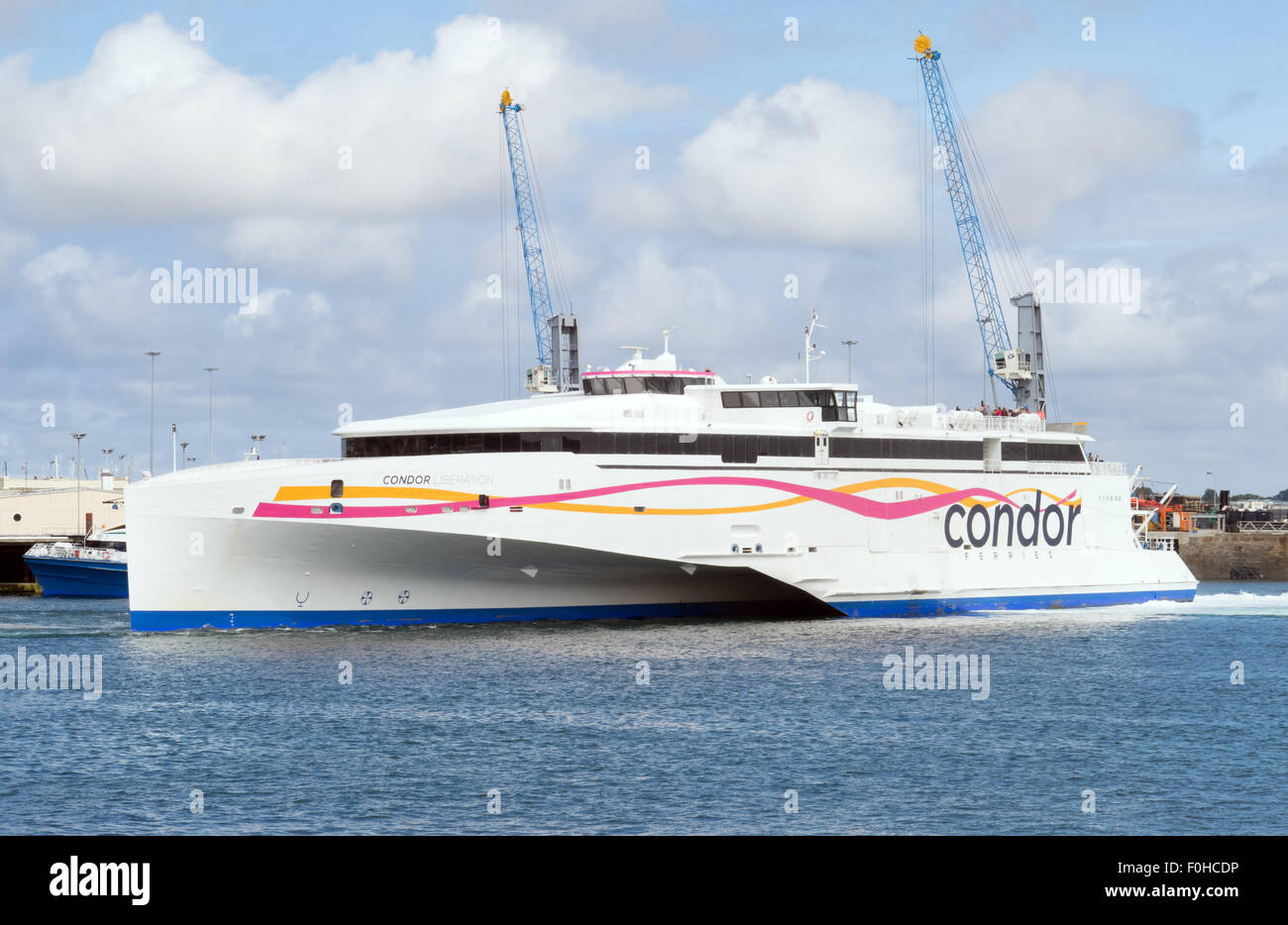 HSC Condor Liberation Ferry is a fast ferry which was built by Austal ...
