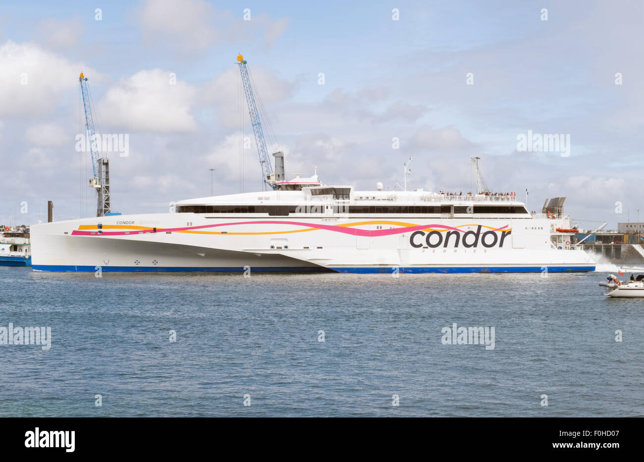 HSC Condor Liberation Ferry is a fast ferry which was built by Austal ...