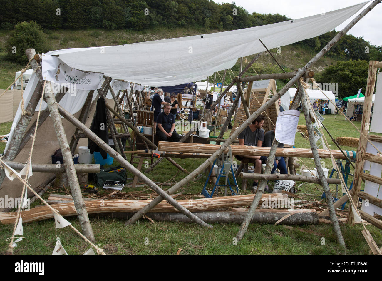 The South Downs Show and Hampshire Wood Fair Stock Photo - Alamy