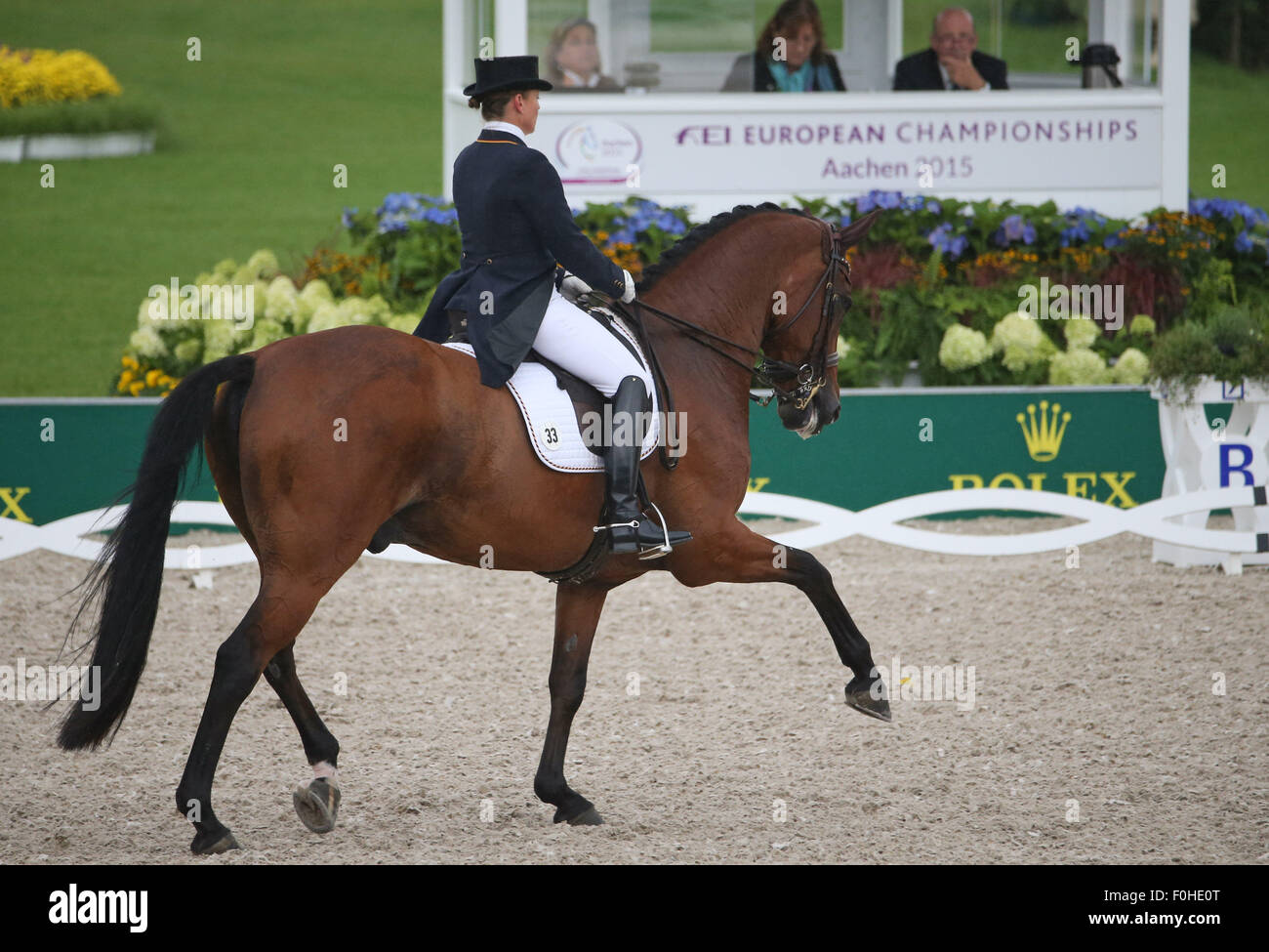 Aachen, Germany. 16th Aug, 2015. Isabell Werth of Germany rides her ...