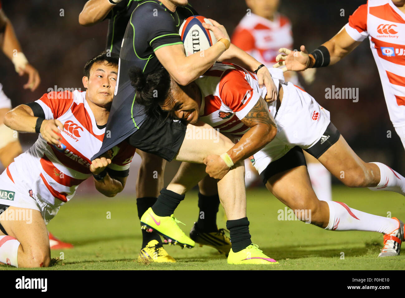 Tokyo, Japan. 15th Aug, 2015. Male Sau (JPN) Rugby : Rugby test match ...
