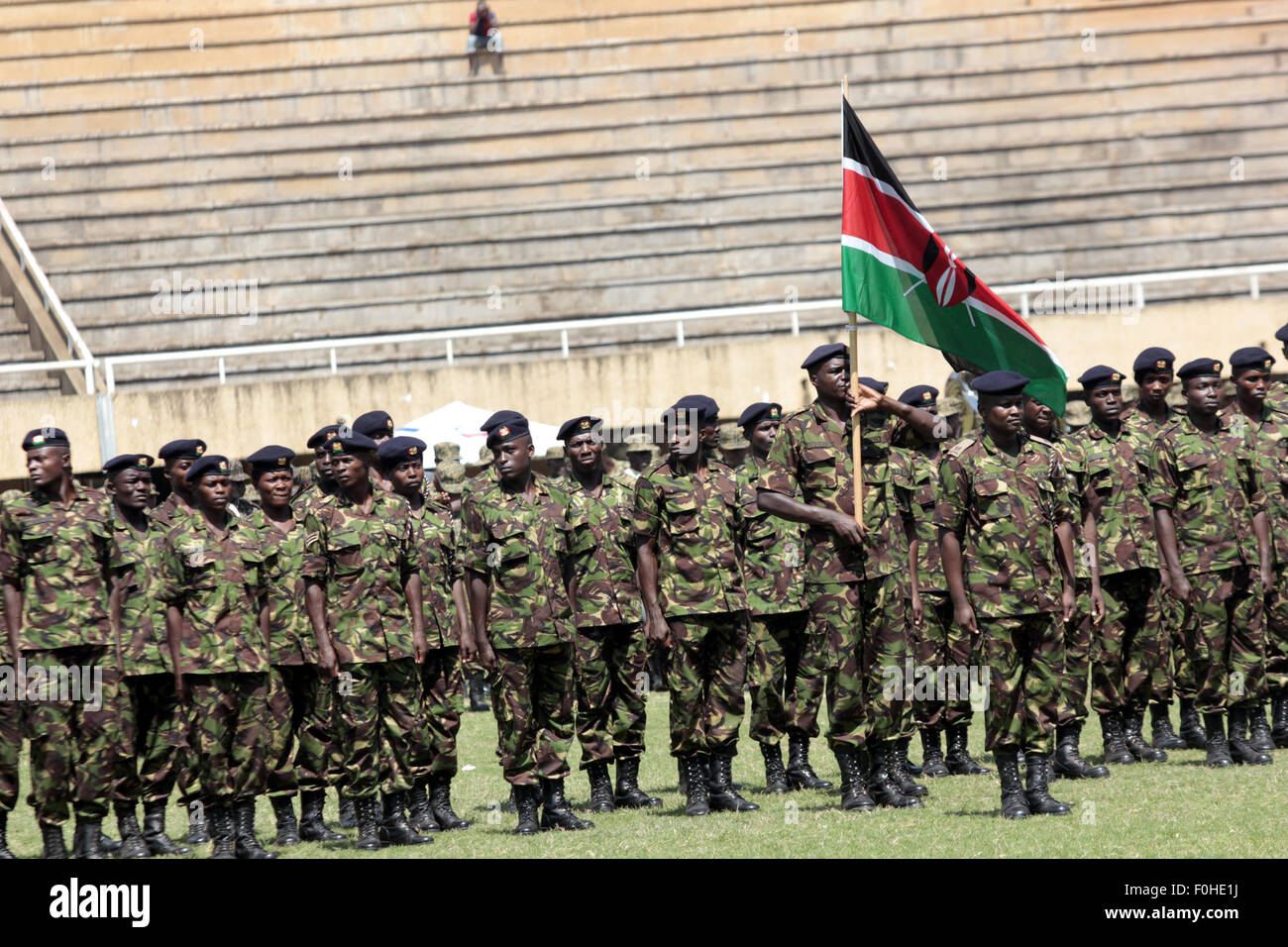 Africa kenya army parade hi-res stock photography and images - Alamy