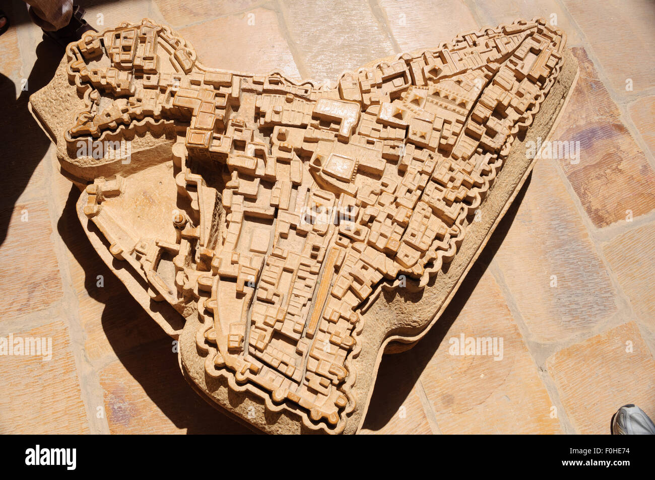 Different Parts of Golden Fort of Jaisalmer, Rajasthan India with copy ...