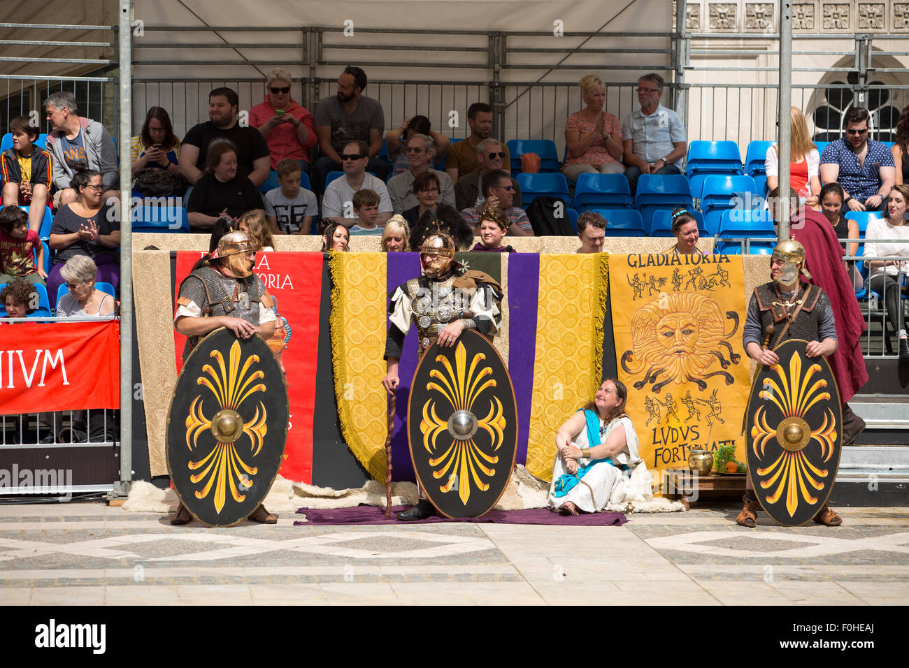 The Gladiator Games Guildhall Amphitheater London Stock Photo - Alamy