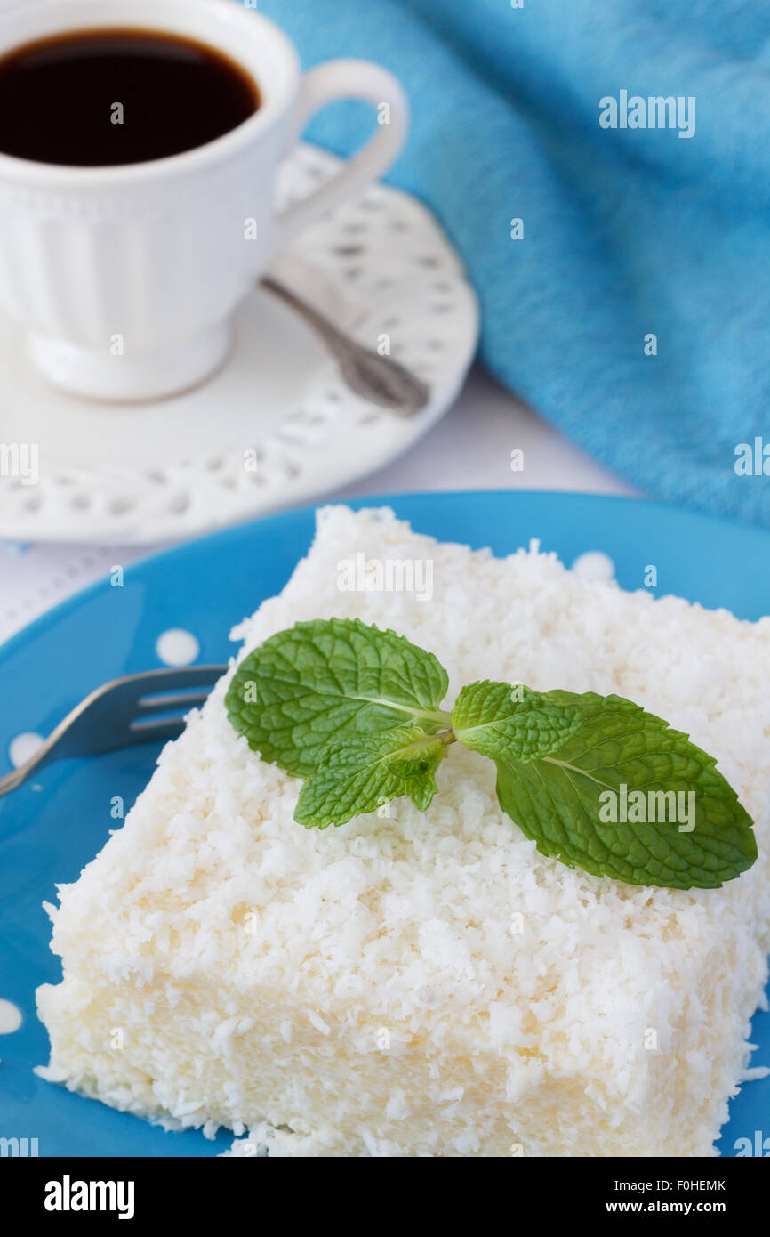 Brazilian traditional dessert: sweet couscous (tapioca) pudding (cuscuz ...