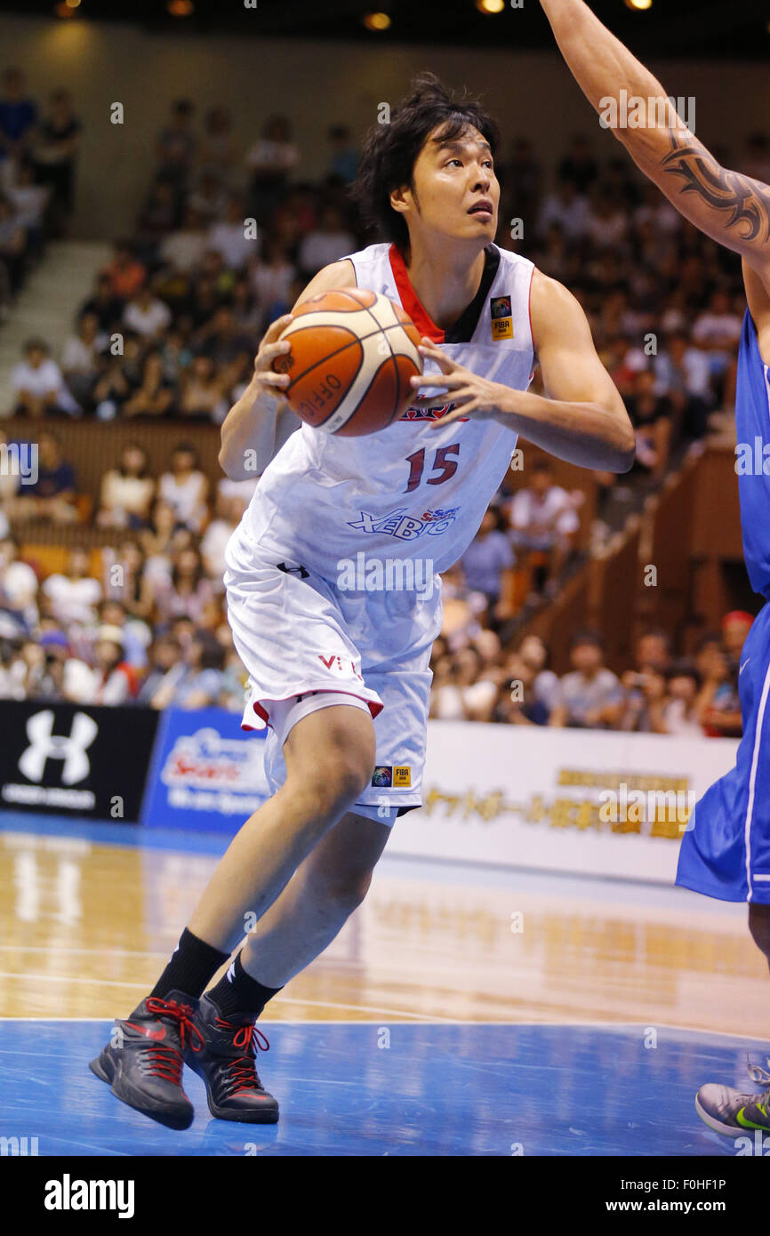 Tokyo, Japan. 15th Aug, 2015. Joji Takeuchi (JPN) Basketball ...