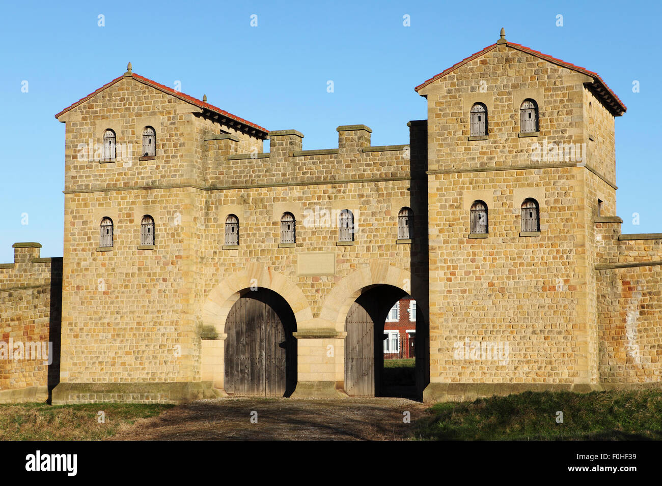 Arbeia Roman Fort and Museum in South Shields, England Stock Photo - Alamy
