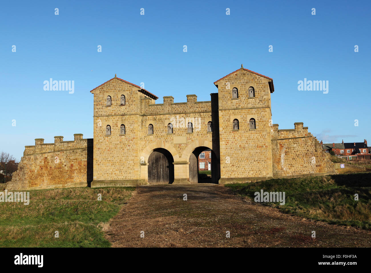 Arbeia Roman Fort and Museum in South Shields, England Stock Photo - Alamy