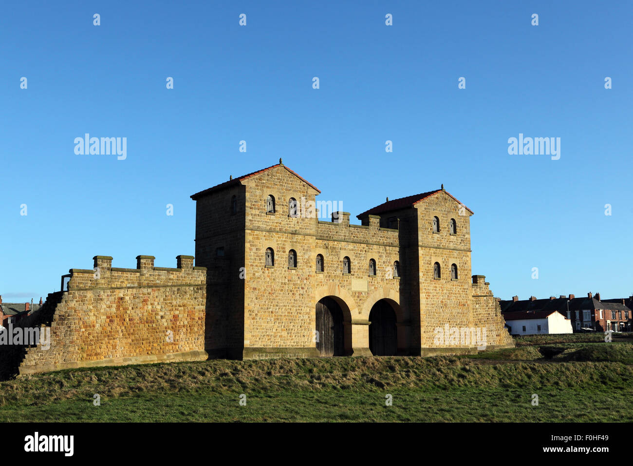 Arbeia Roman Fort and Museum in South Shields, England Stock Photo - Alamy