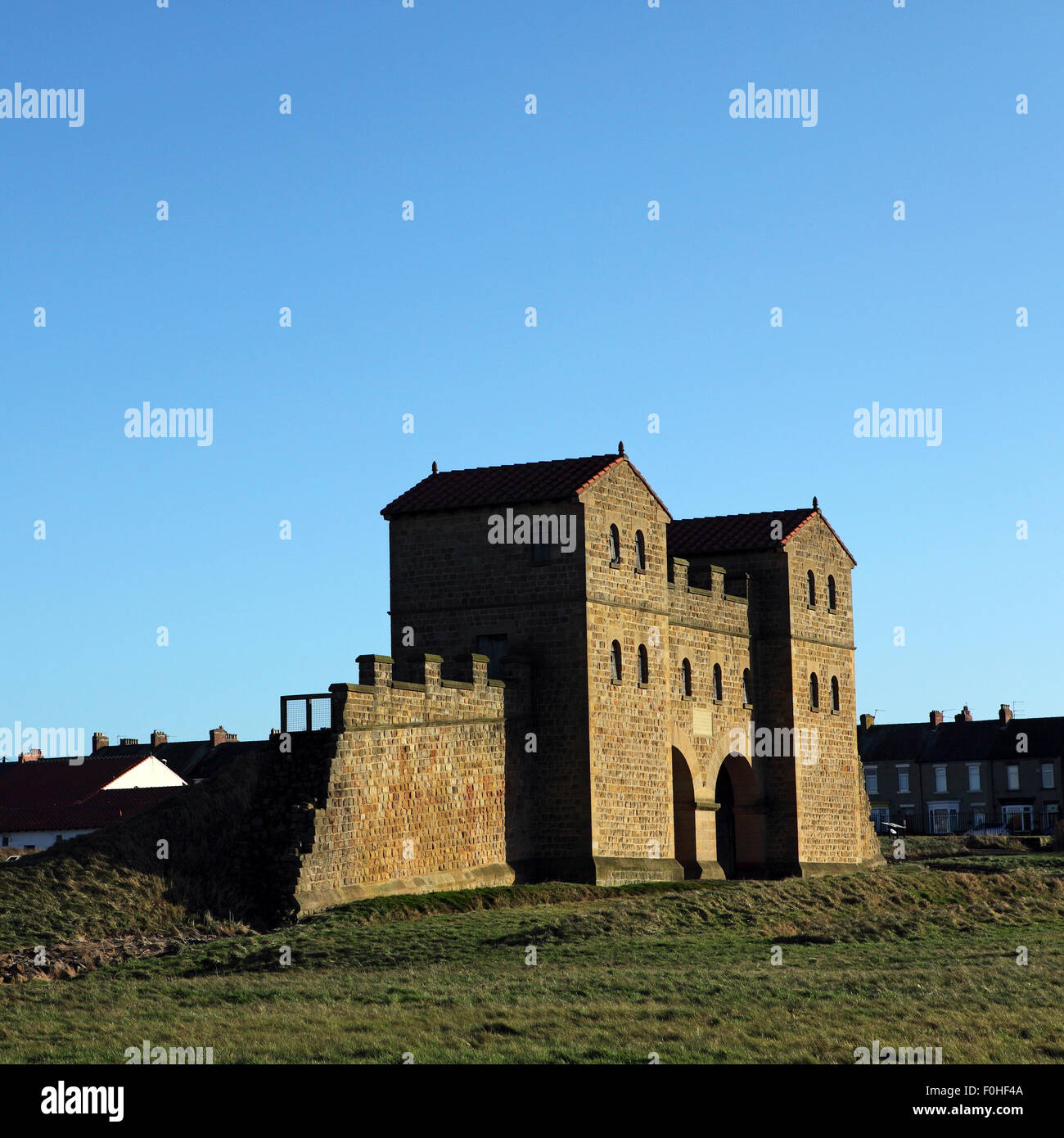 Arbeia Roman Fort and Museum in South Shields, England Stock Photo - Alamy