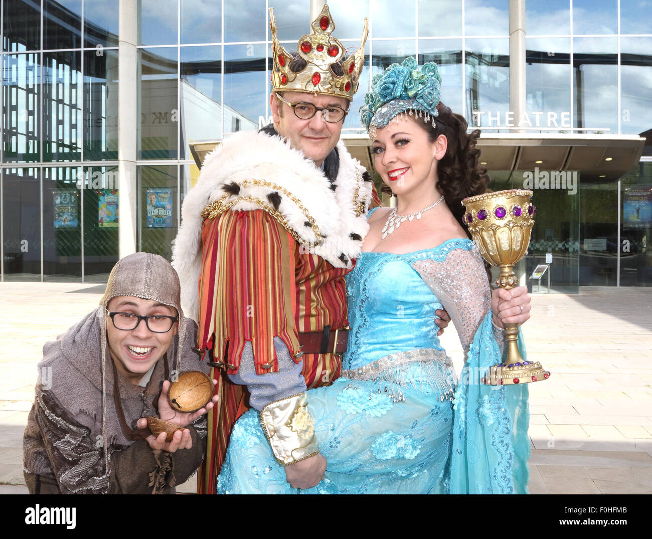 'Spamalot' cast photocall of the regional tour at the Milton Keynes ...