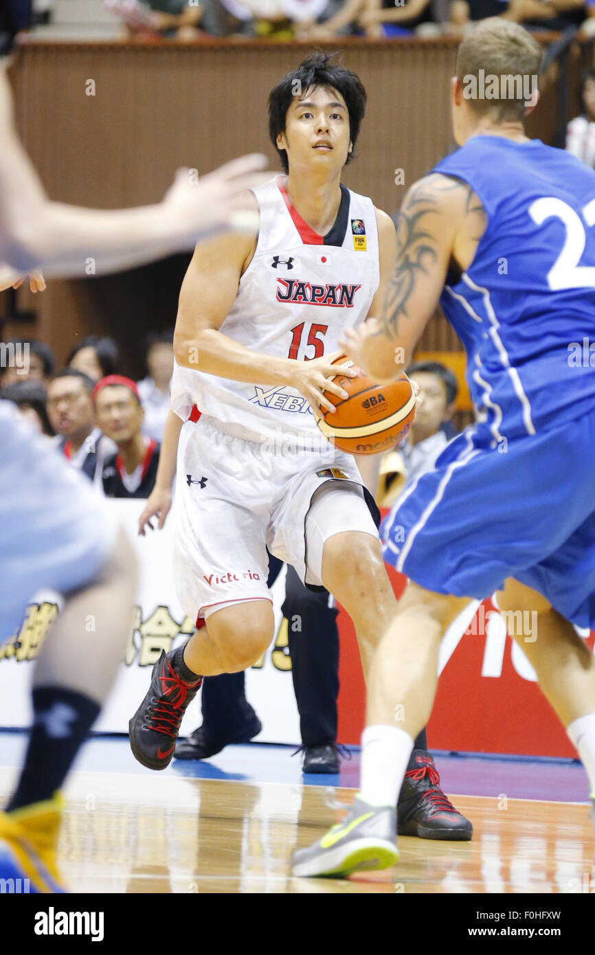 Tokyo, Japan. 15th Aug, 2015. Joji Takeuchi (JPN) Basketball ...