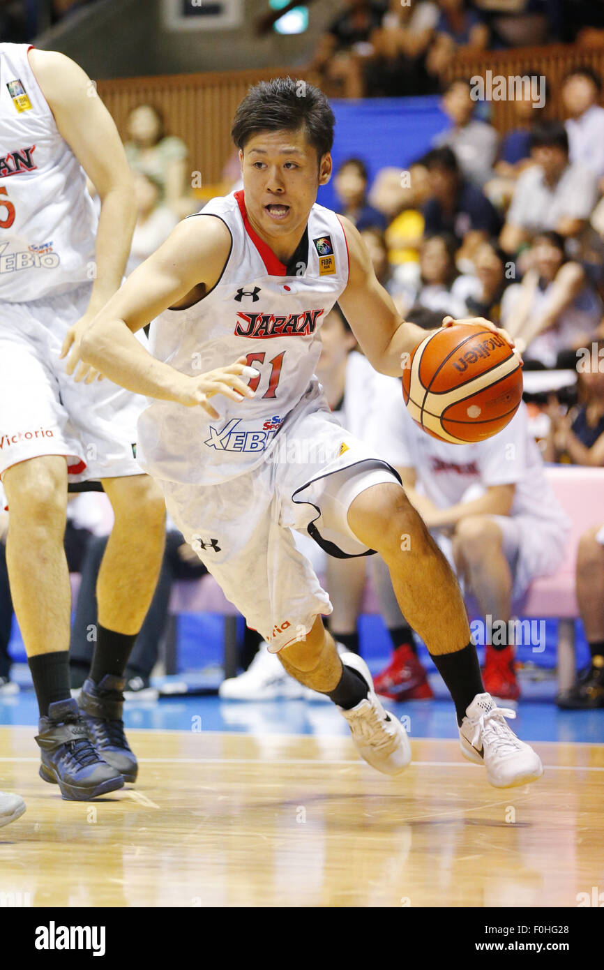 Tokyo, Japan. 15th Aug, 2015. Shigehiro Taguchi (JPN) Basketball ...