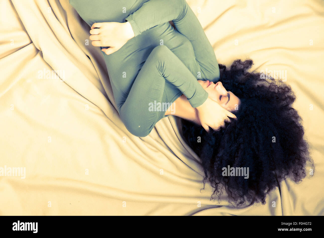 Woman having bad dream hi-res stock photography and images - Alamy