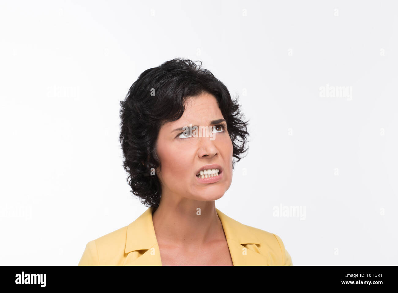 Adult angry woman Stock Photo - Alamy