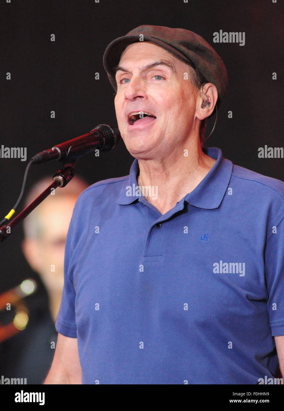 James Taylor performs on the 'Today' show summer concert series ...