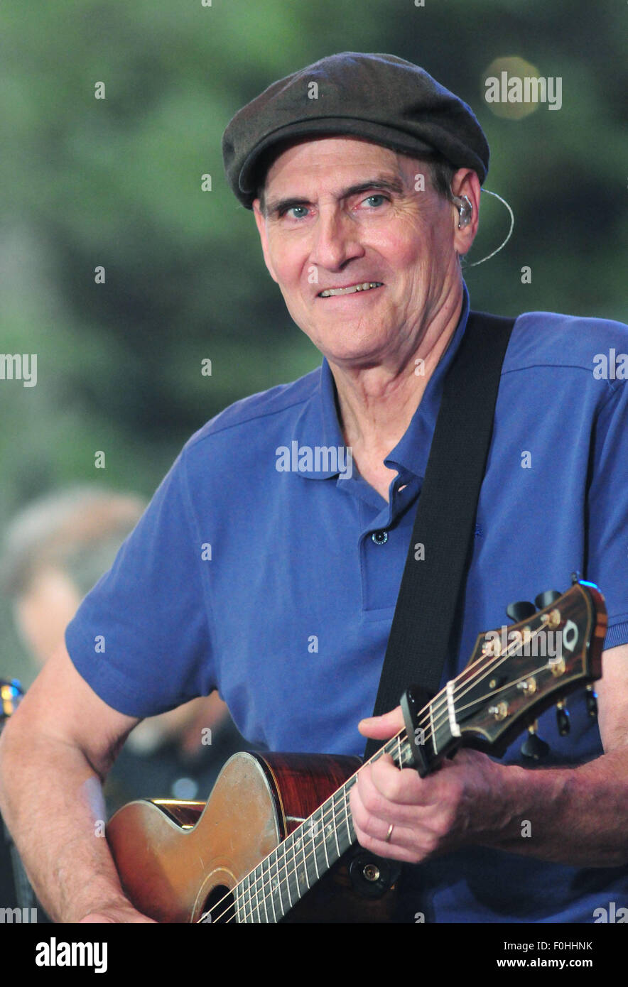 James Taylor performs on the 'Today' show summer concert series ...