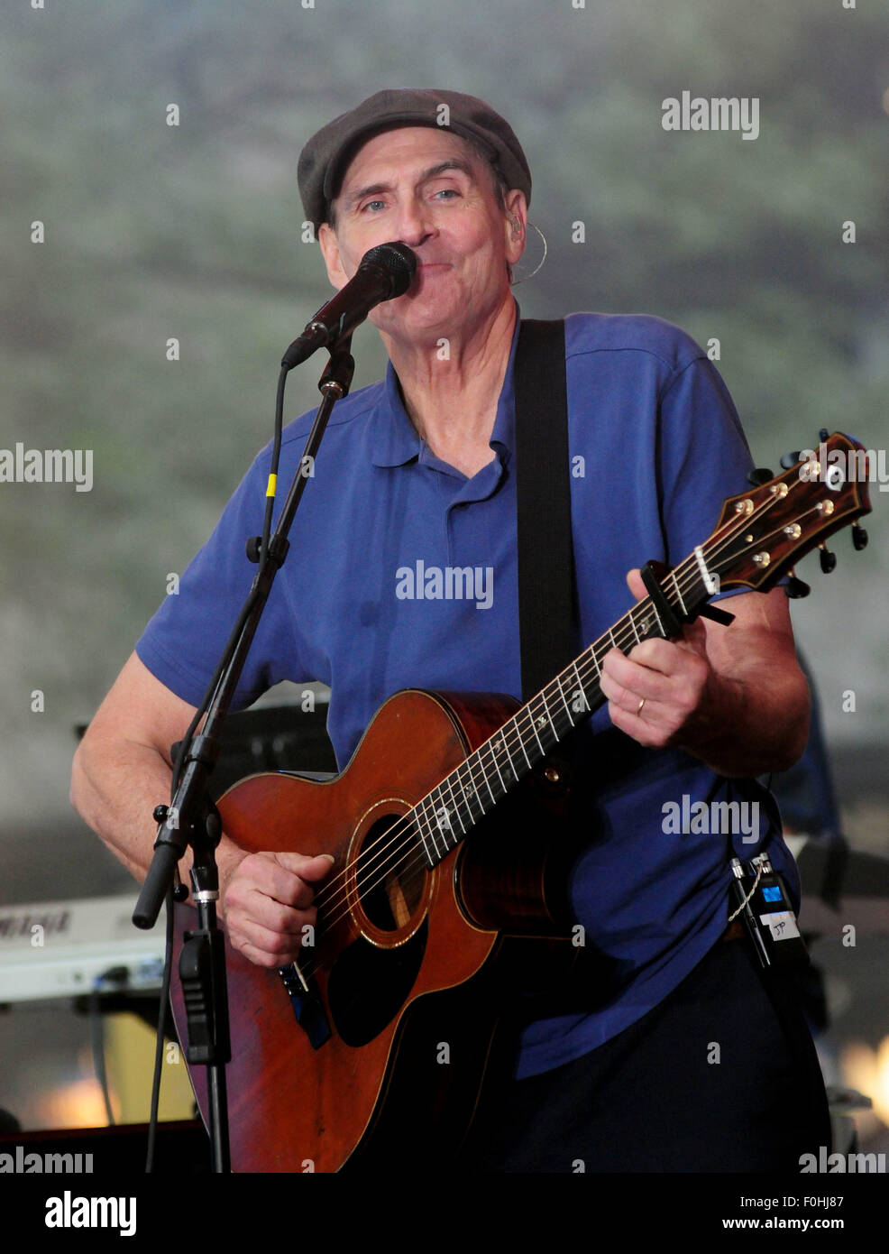 James Taylor performs on the 'Today' show summer concert series ...