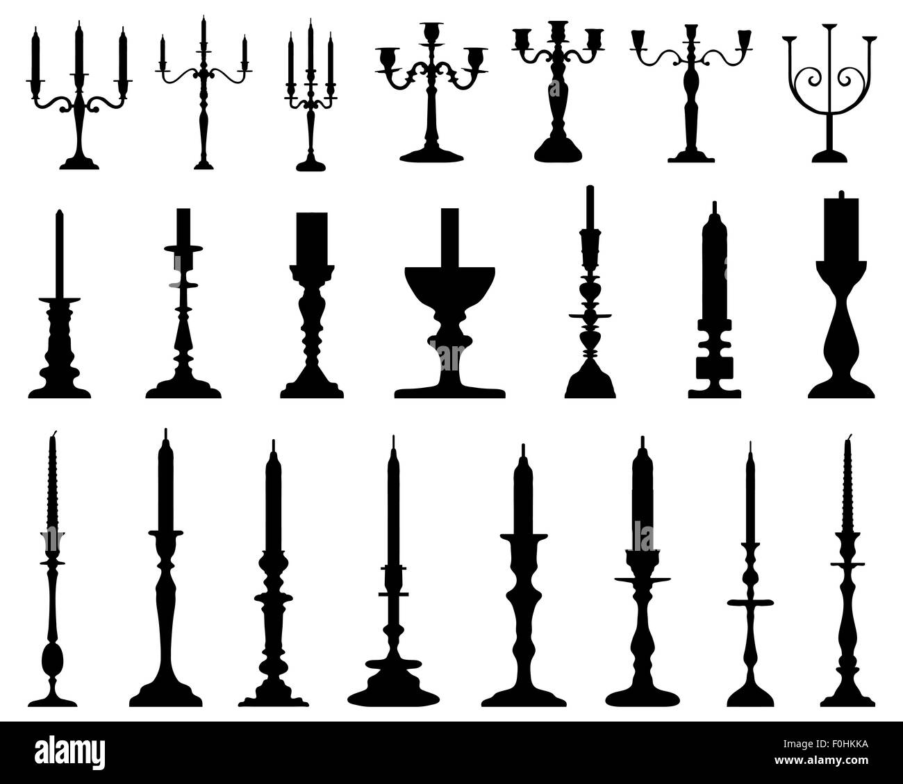 Victorian candlesticks hi-res stock photography and images - Alamy