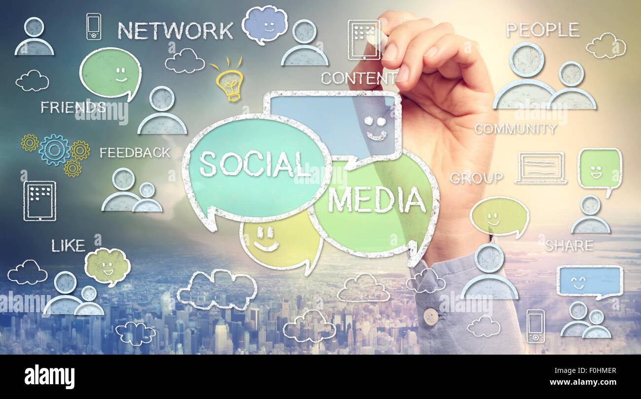 Cartoon media hi-res stock photography and images - Alamy