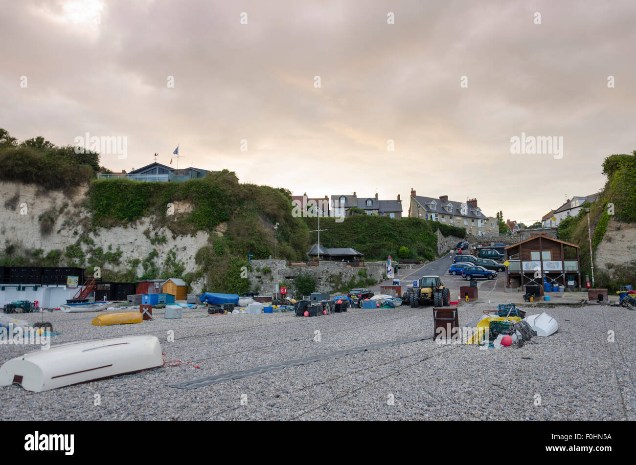 Beer, East Devon, UK. Part of the Jurassic Coast Stock Photo - Alamy