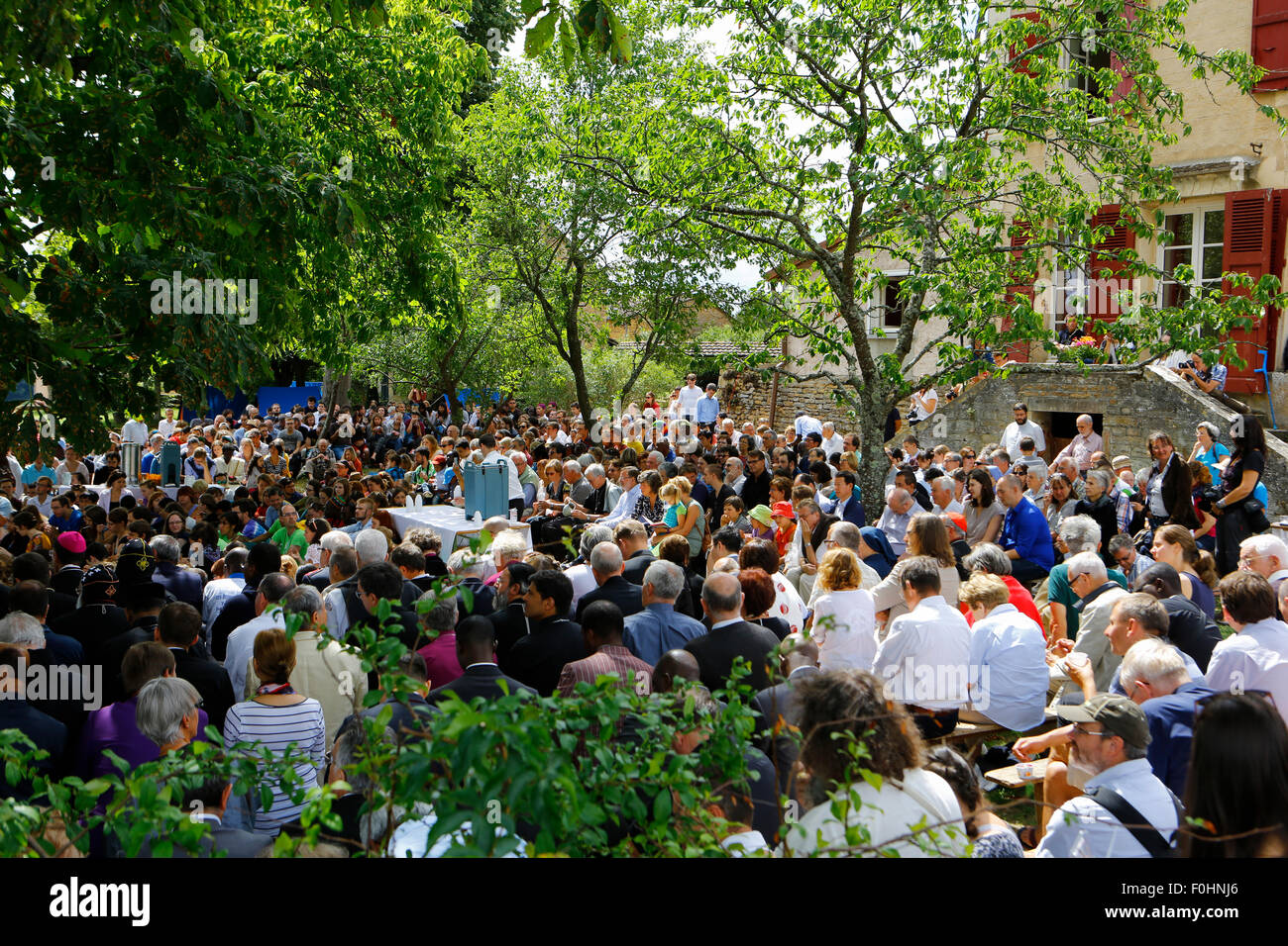 Taize church prayer hi-res stock photography and images - Alamy