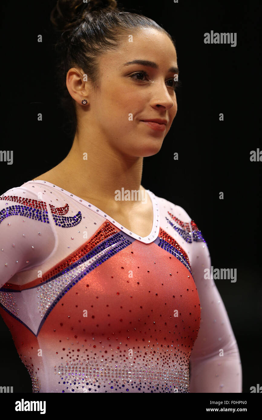 August 15, 2015 Indianapolis, IN .2012 Olympic gold medalist Alexandra ...