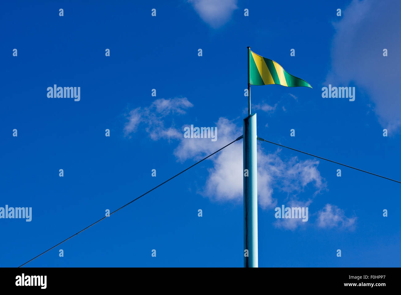 Flag sky blue hi-res stock photography and images - Alamy