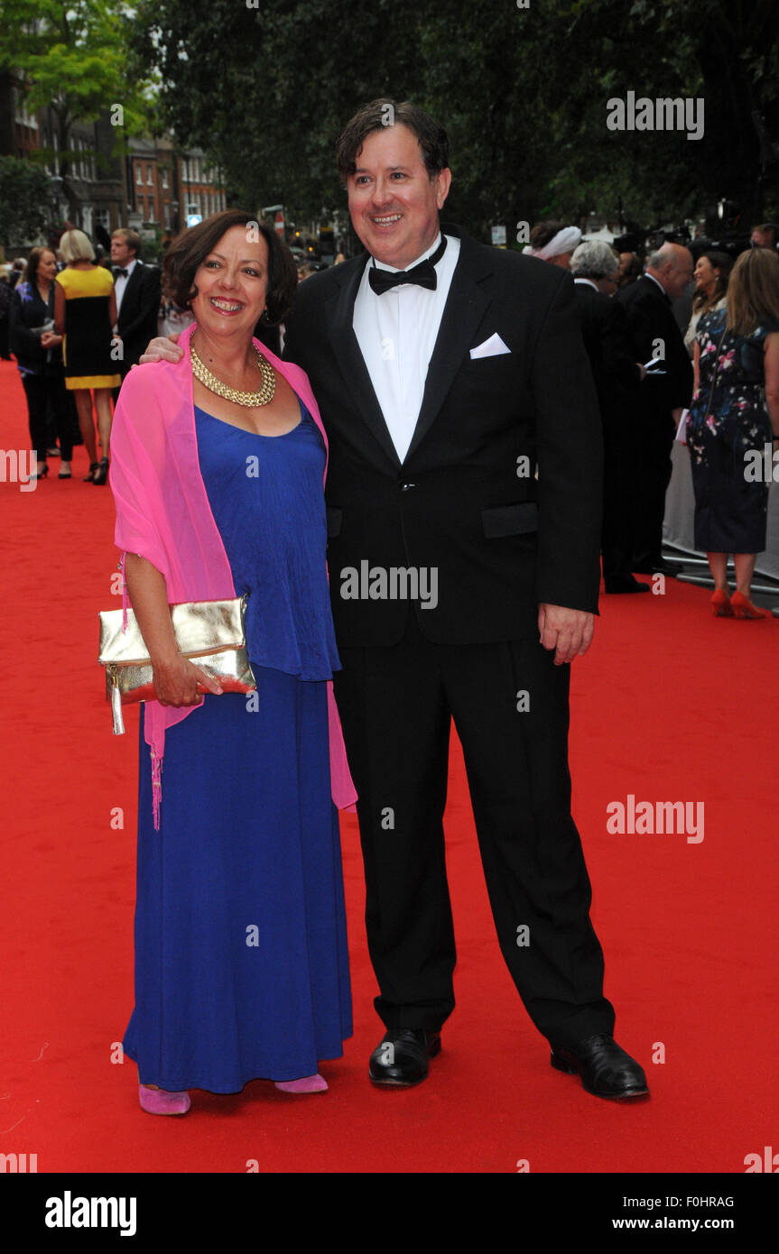 London,UK,11 August 2015,Mary Roscoe & Jeremy Swift attends BAFTA ...