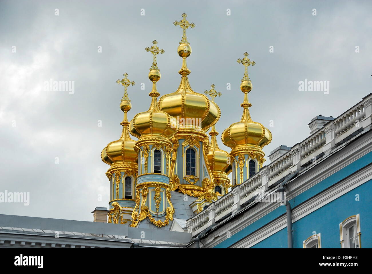 Russian Orthodox church of Resurrection in the Catherine Palace in ...