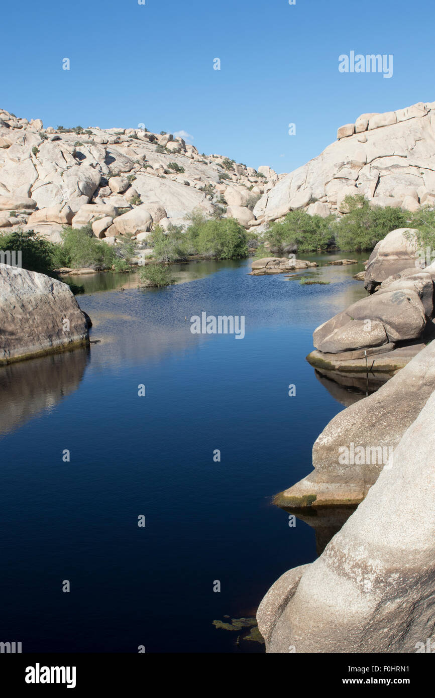 Barker Dam in Joshua Tree national park California .constructed by ...
