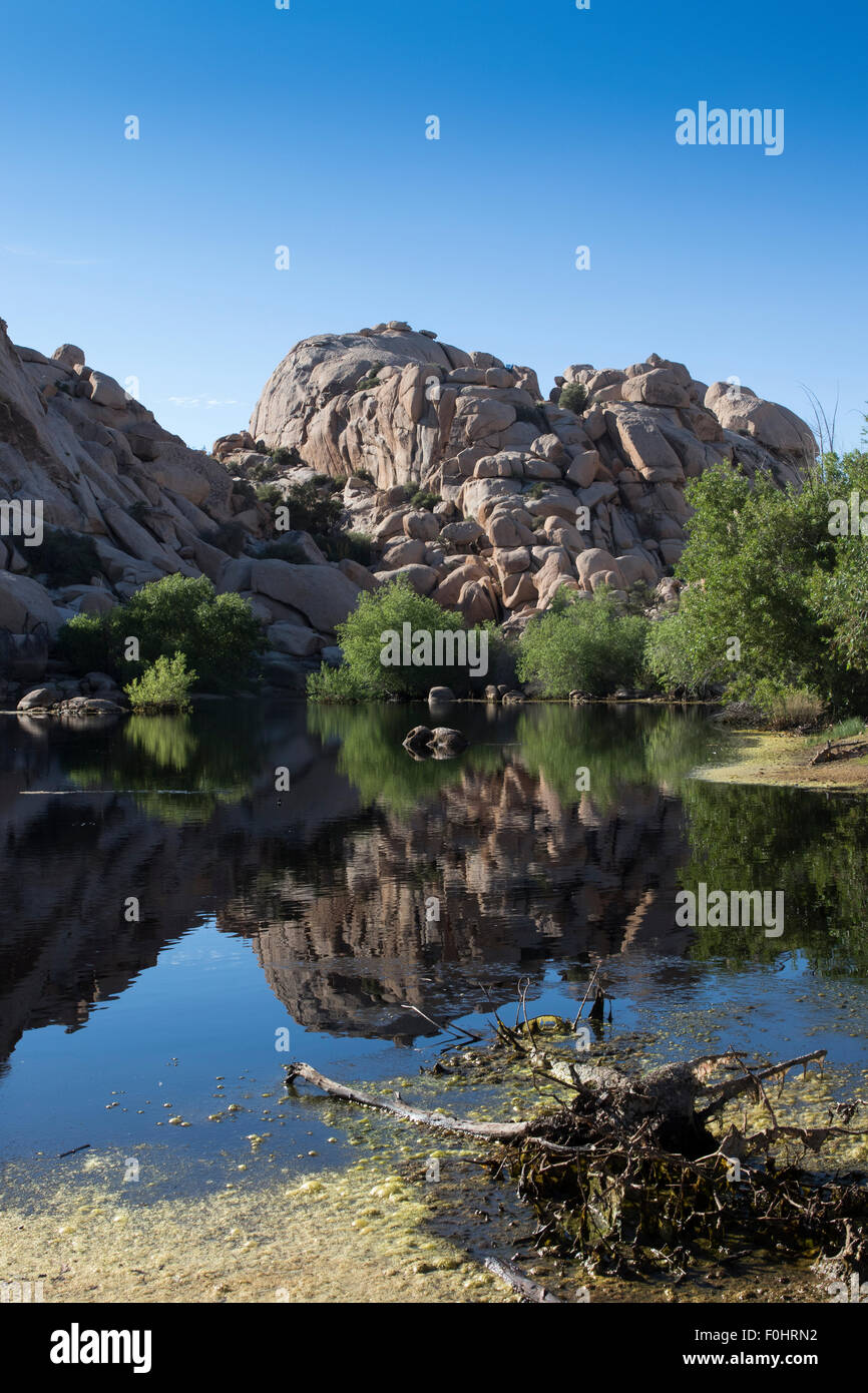 Barker Dam in Joshua Tree national park California .constructed by ...
