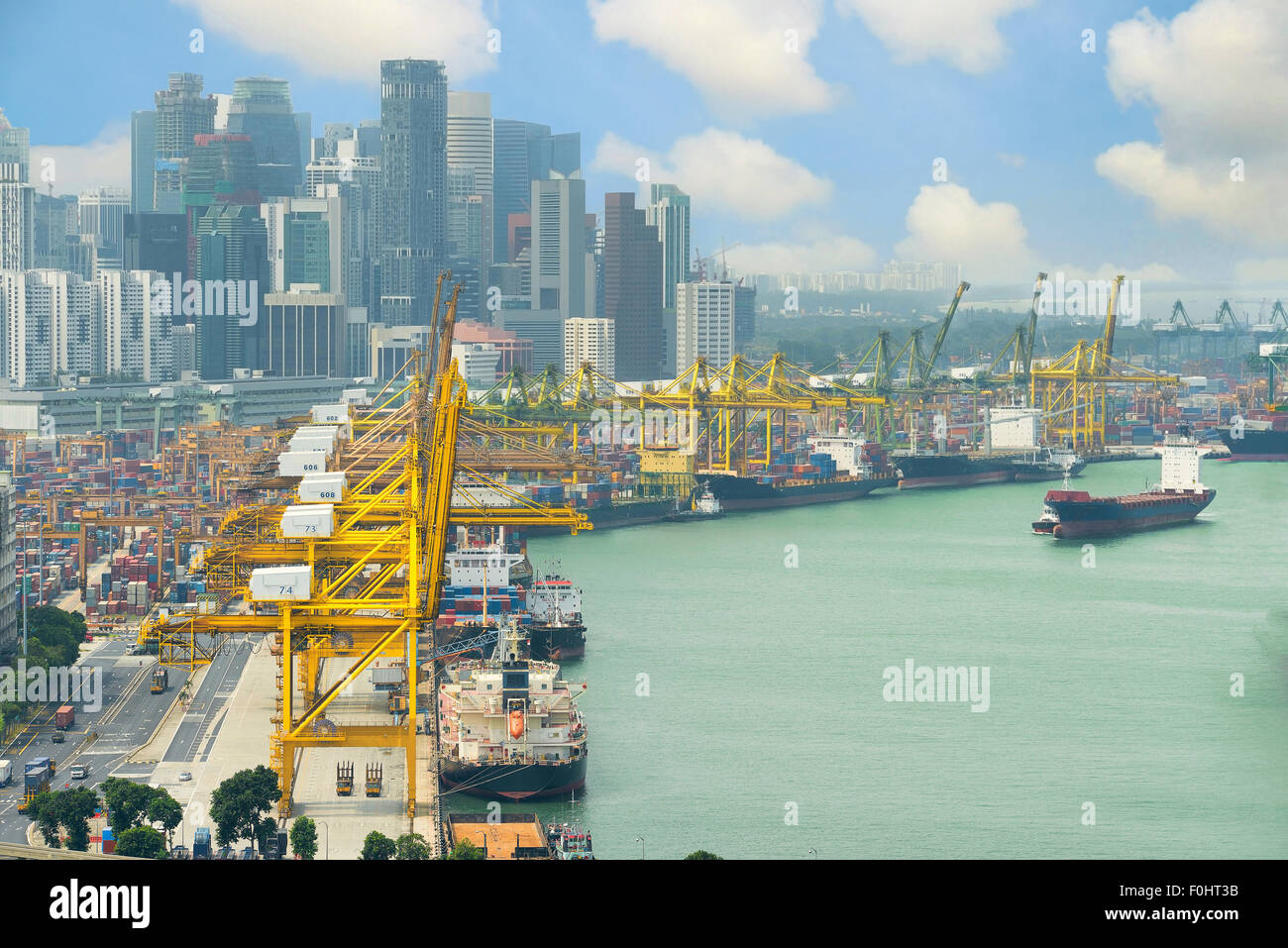 Dockside freight terminal hi-res stock photography and images - Alamy