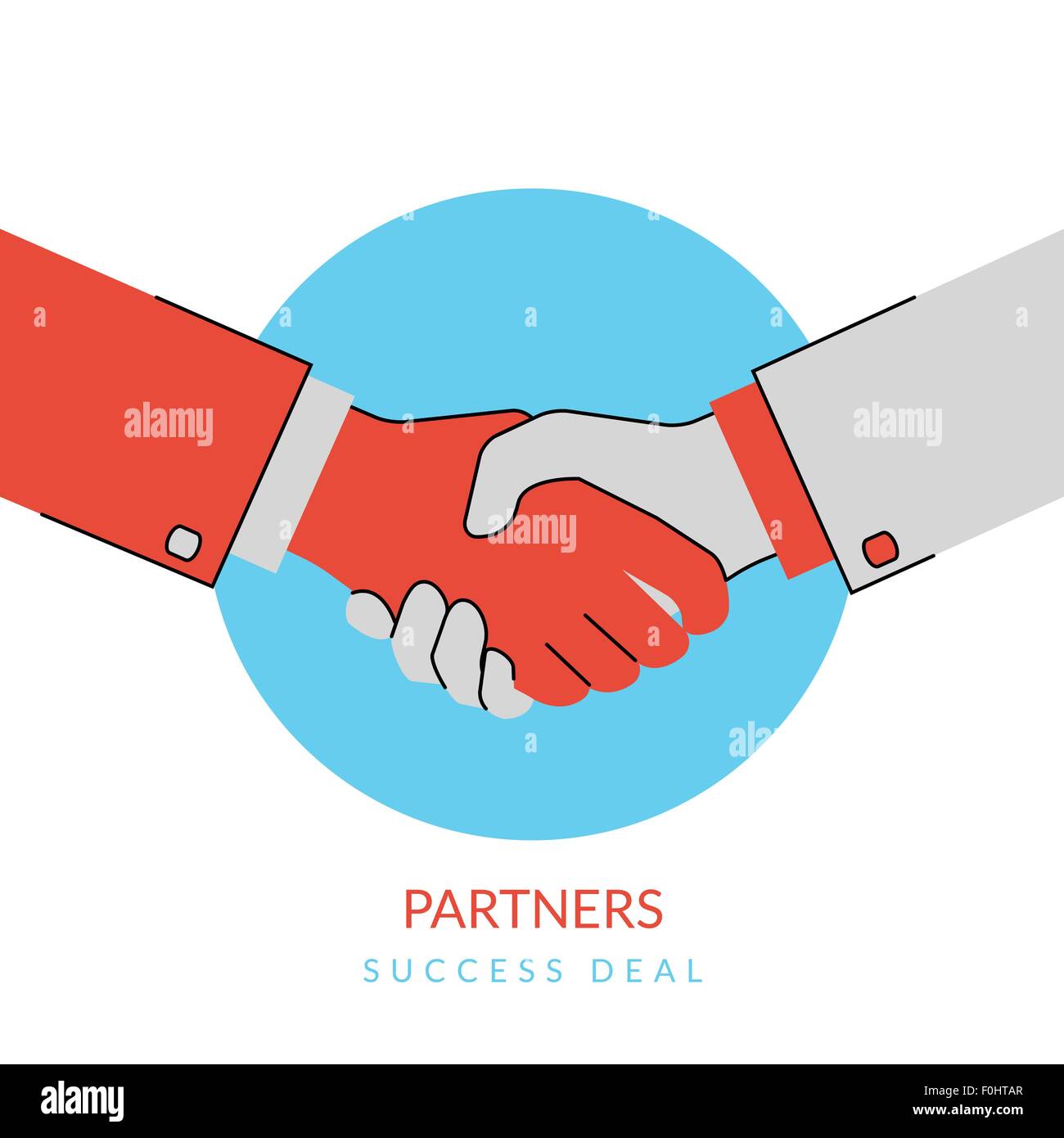 Shaking han Stock Vector Images - Alamy